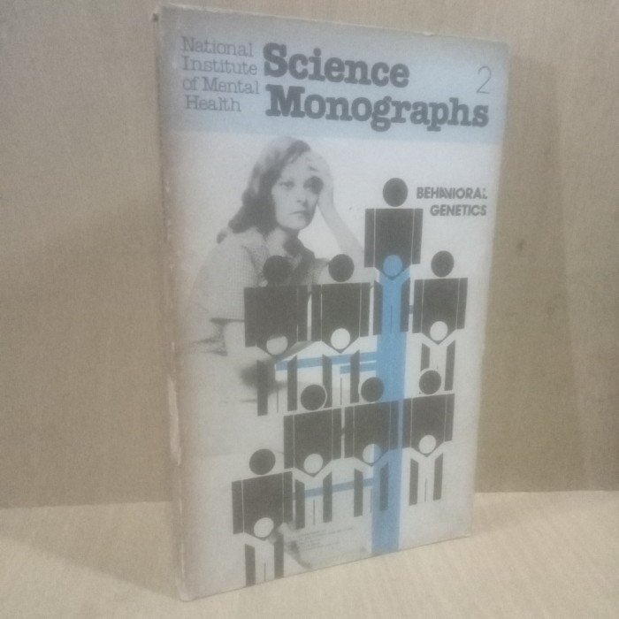 Jual Science Monographs 2 (NATIONAL INSTITUTE of Mental Health ...