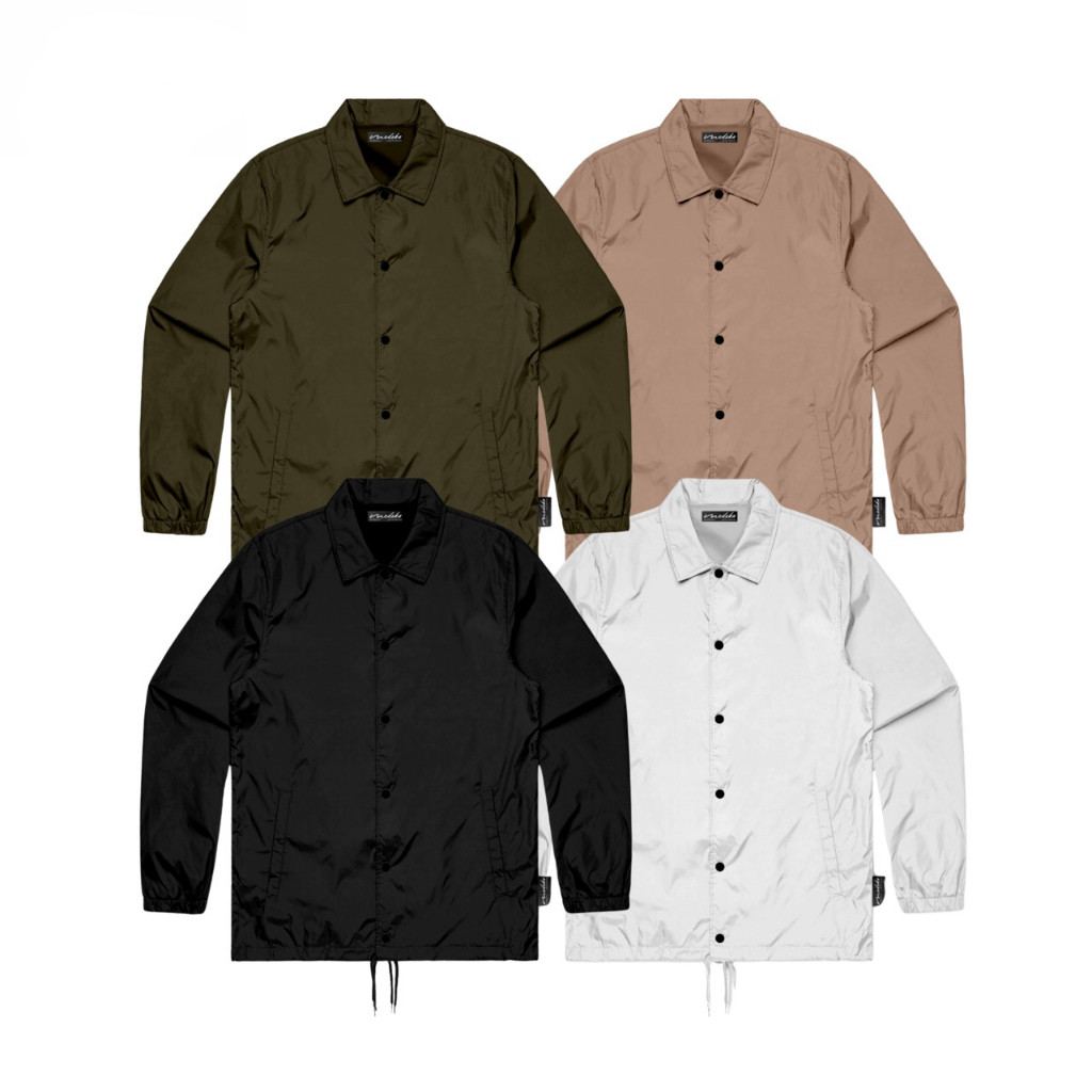 Jual Jaket Coach Knop Polos Waterproof Unisex - Coach Pria dan Wanita ...