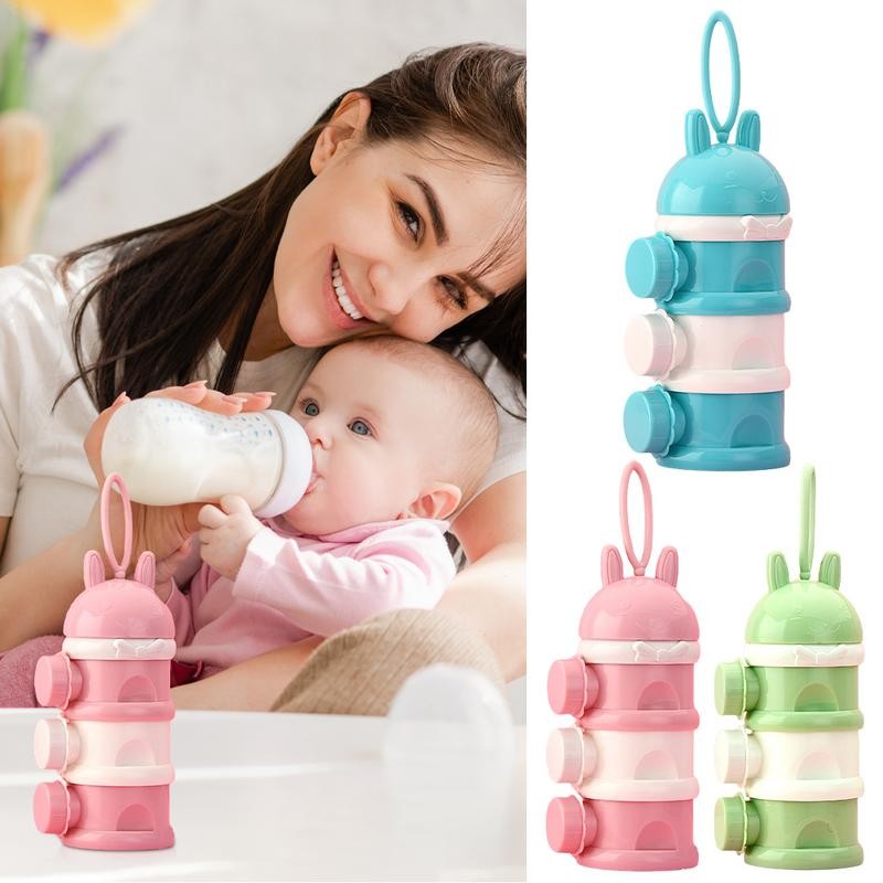 Jual Formula Dispenser 3 Layers Milk Powder Pot Portable Milk Powder ...