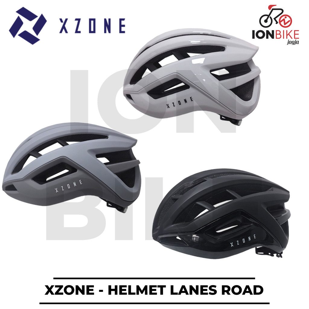 Jual Helm Xzone Lanes Roadbike Sepeda Balap Helmet Ringan Terbaru Road ...