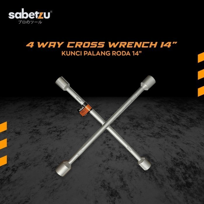 Jual Sabetzu Kunci Palang Roda 14" Konci Buka Ban Mobil Ukuran 17mm ...