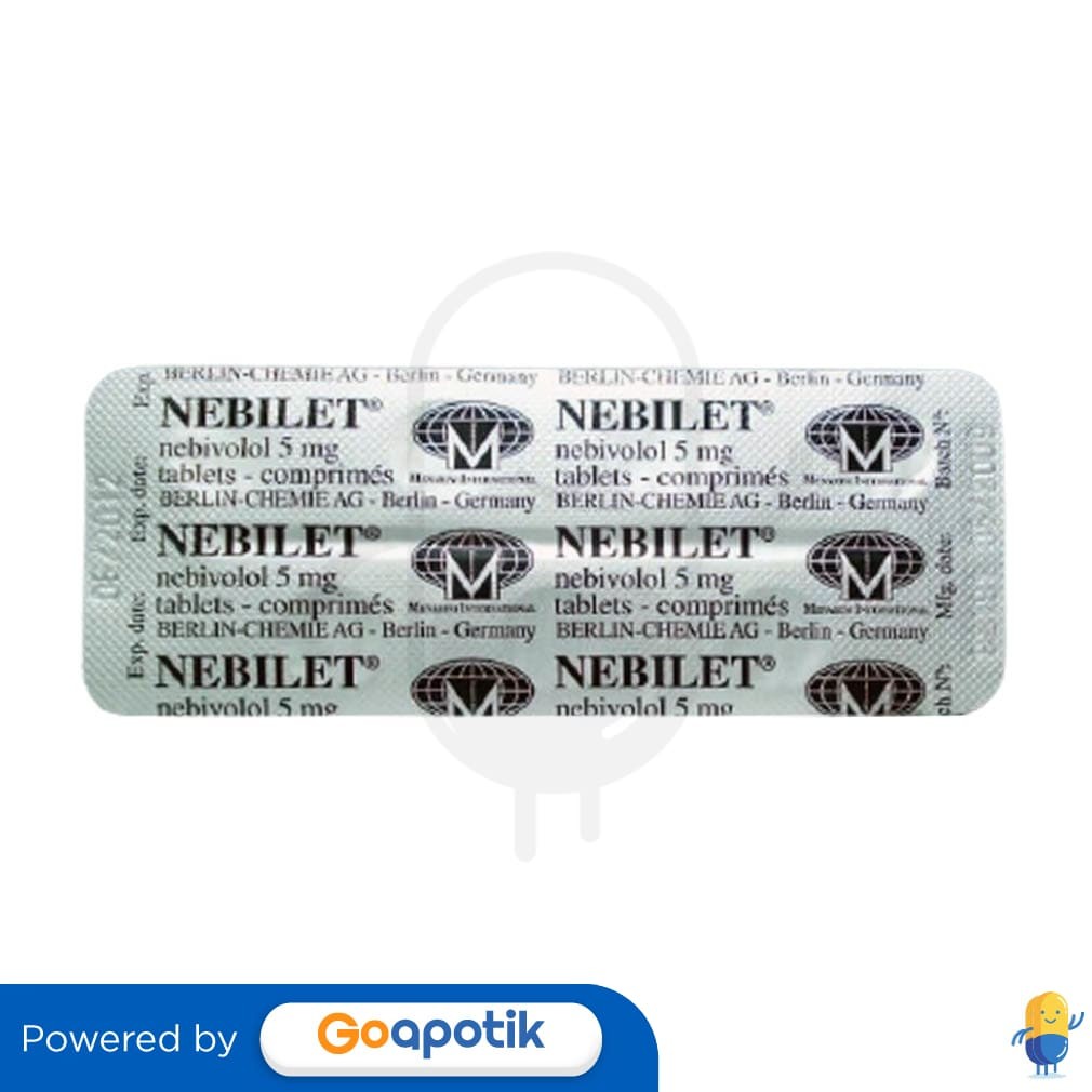Jual Nebilet 5 Mg Strip Isi 14 Tablet | Shopee Indonesia