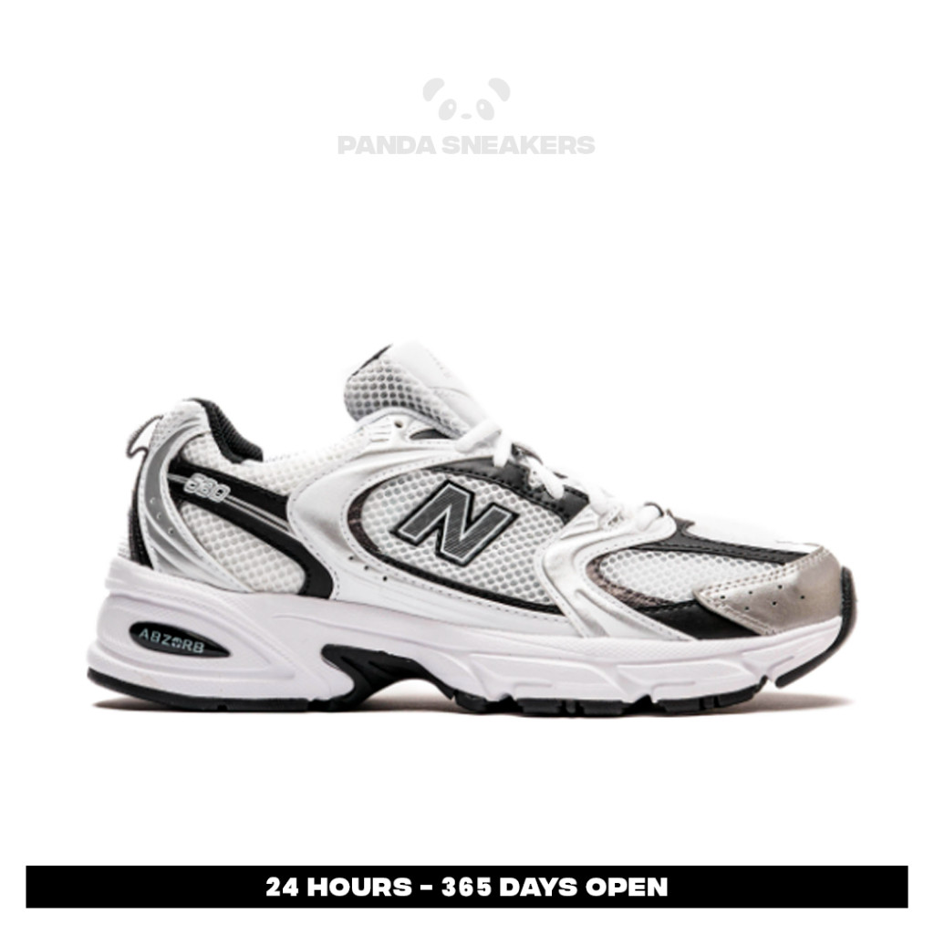 Jual Sepatu New Balance NB 530 White Silver Metallic Black Sneakers ...