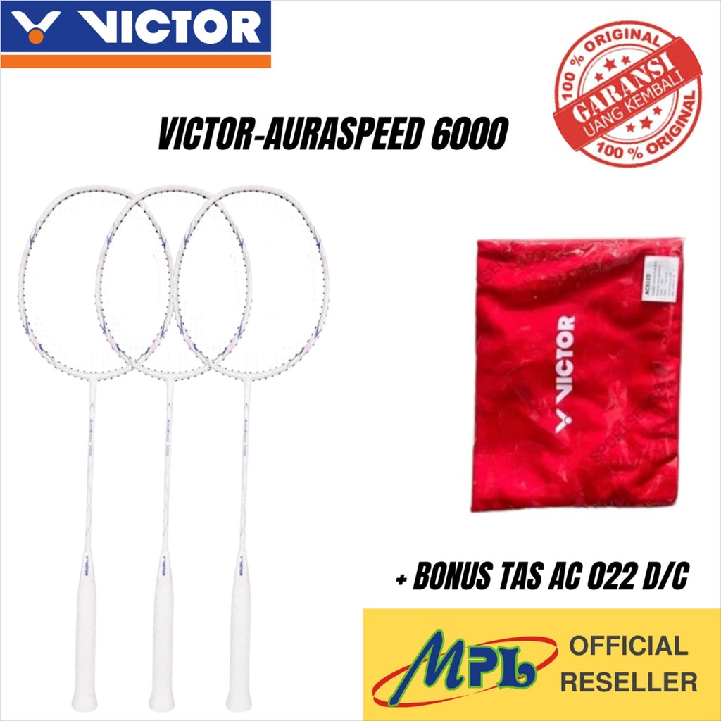 Jual RAKET BADMINTON VICTOR ARS-6000 A + AC 022 D/C | Shopee Indonesia