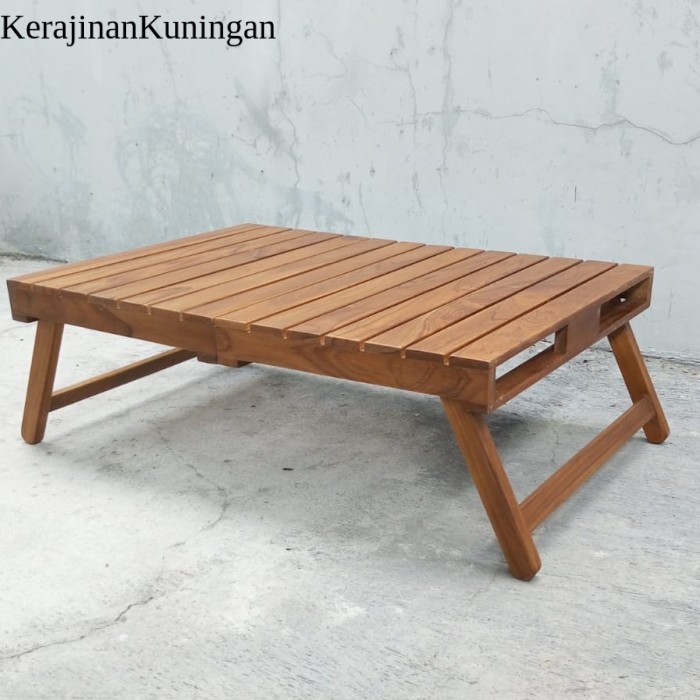 Jual meja lipat lesehan kayu jati oven Ls10 | Shopee Indonesia
