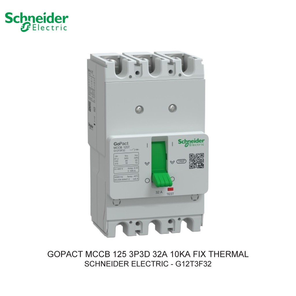 Jual Schneider Gopact Mccb 125 3P3D 32A 10Ka Fix Thermal - G12T3F32 ...