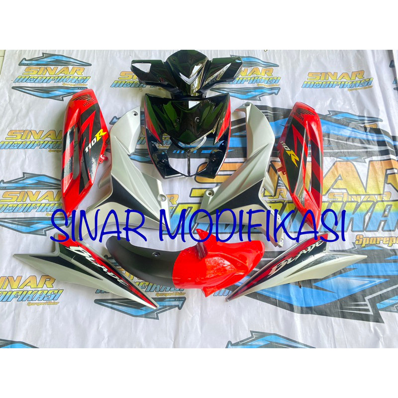 Jual Full Cover Body Halus Honda Blade Lama 110 R 2008 2010 Merah ...