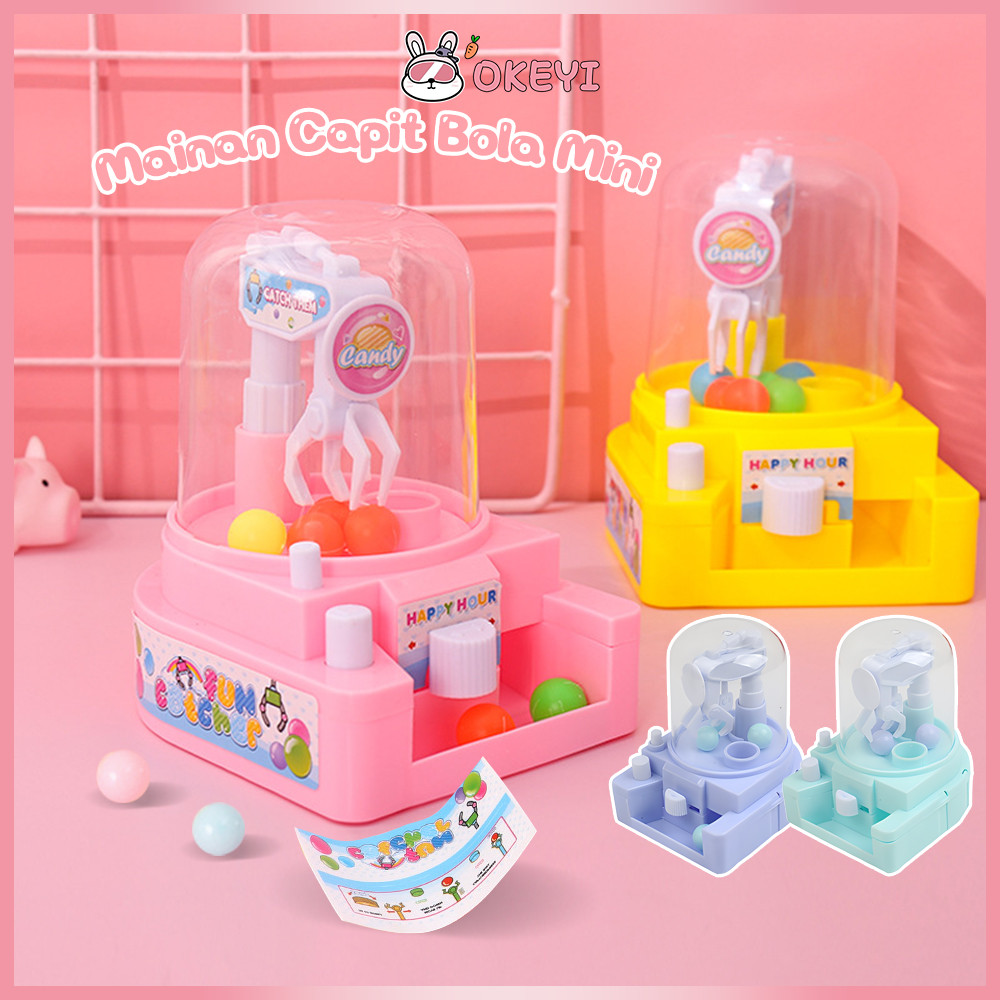 Jual OKEYI Mesin capit bola mesin capit kecil mainan vending machine ...