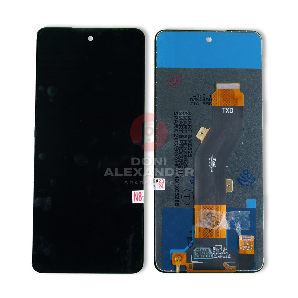 Jual LCD TOUCHSCREEN INFINIX SMART 8 X6525 COMPLETE 1 SET | Shopee ...