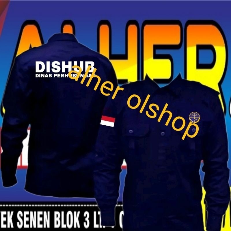 Jual kemeja dishub Baju dishub seragam dishub kemeja dinas perhubungan ...