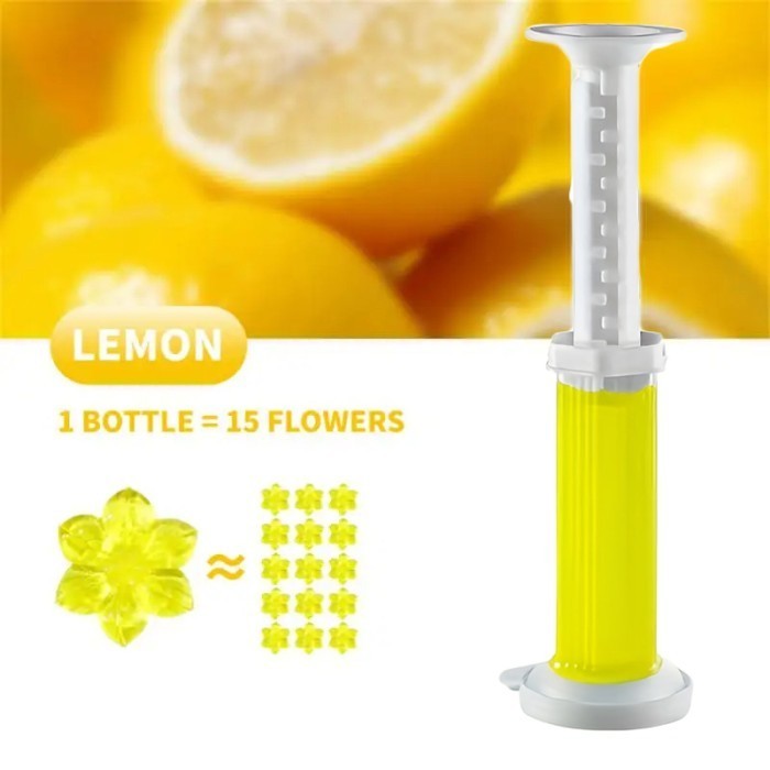 Jual Gel Pengharum Pembersih Toilet Bunga Cleaning Aroma Lemon Fresh ...