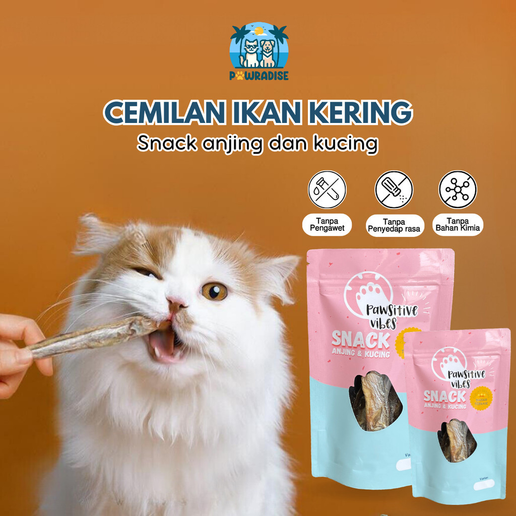 Jual Cemilan Anjing Kucing Snack Cemilan Sehat Ikan Kering Beku dan ...