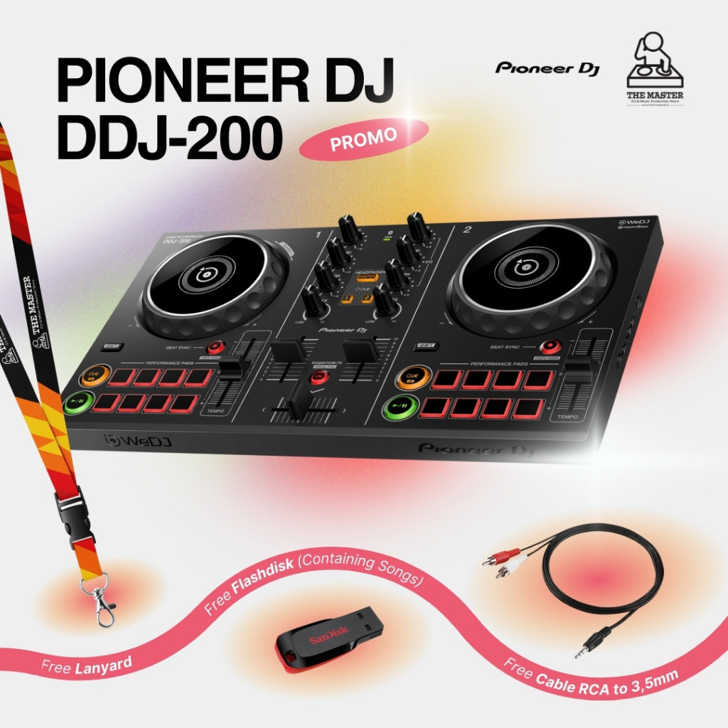 Jual [Ready Stock] Pioneer DJ DDJ-200 | DDJ 200 | DDJ200 Alat DJ ...