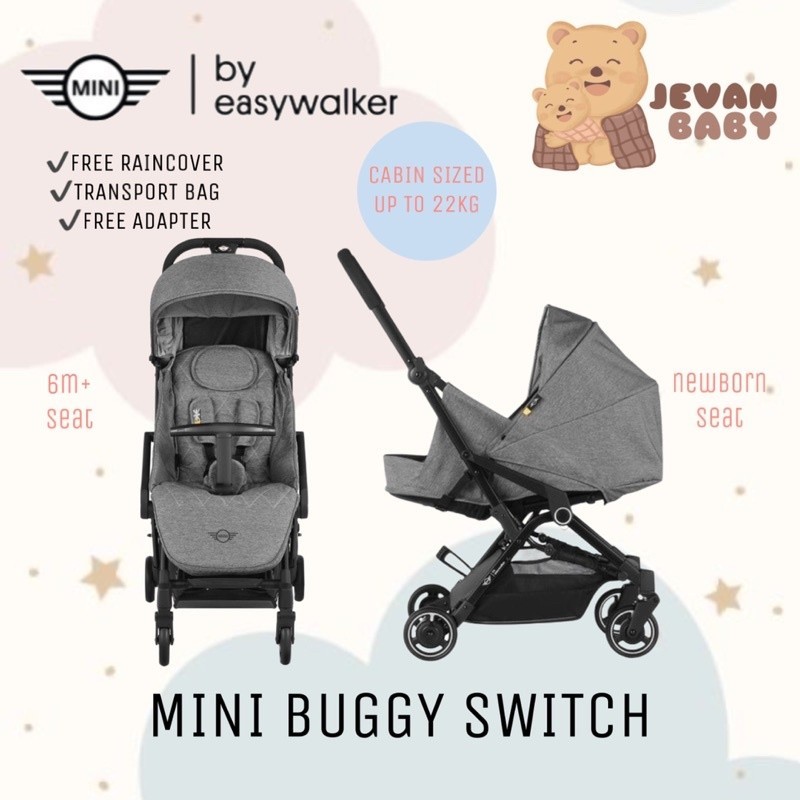 Jual Easywalker MINI Buggy SWITCH / Stroller Cabin Sized & Reversible ...