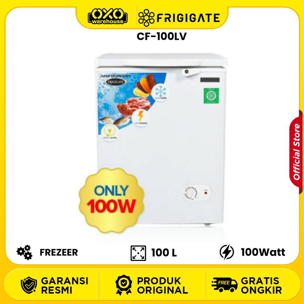 Jual FRIGIGATE F 100 CHEST FREEZER BOX 100 L LEMARI PEMBEKU | Shopee ...