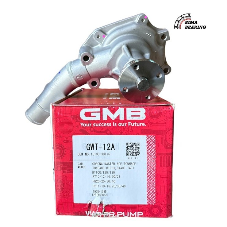Jual Water Pump Toyota Hiace Bensin Rh11 12R Gwt-12A Gmb JAPAN Pompa ...