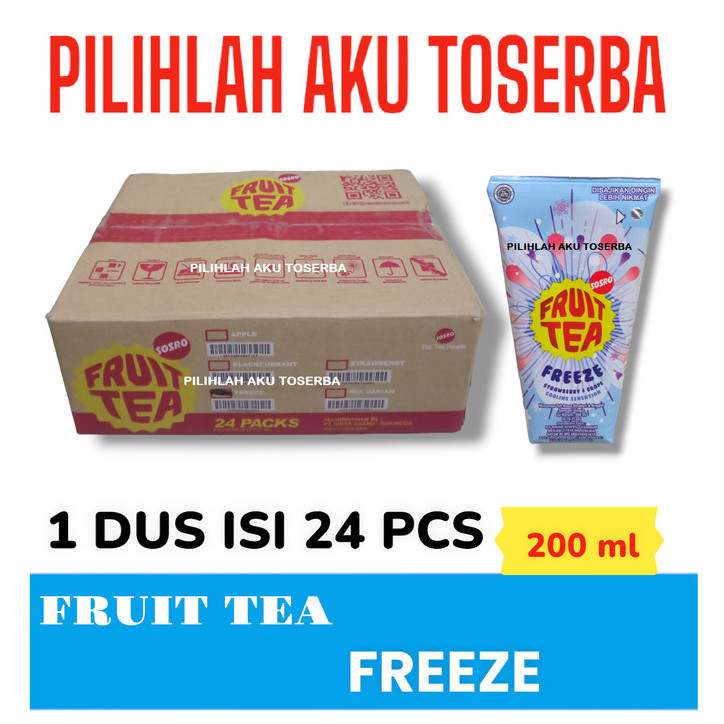 Jual Fruit Tea Sosro FREEZE Genggam 200 ml - ( HARGA 1 DUS ISI 24 ) | Shopee Indonesia