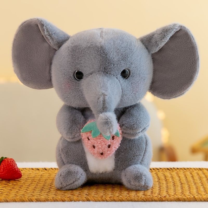 Jual Boneka Gajah Stroberi Mainan Mewah Super Lucu Boneka Lucu untuk ...