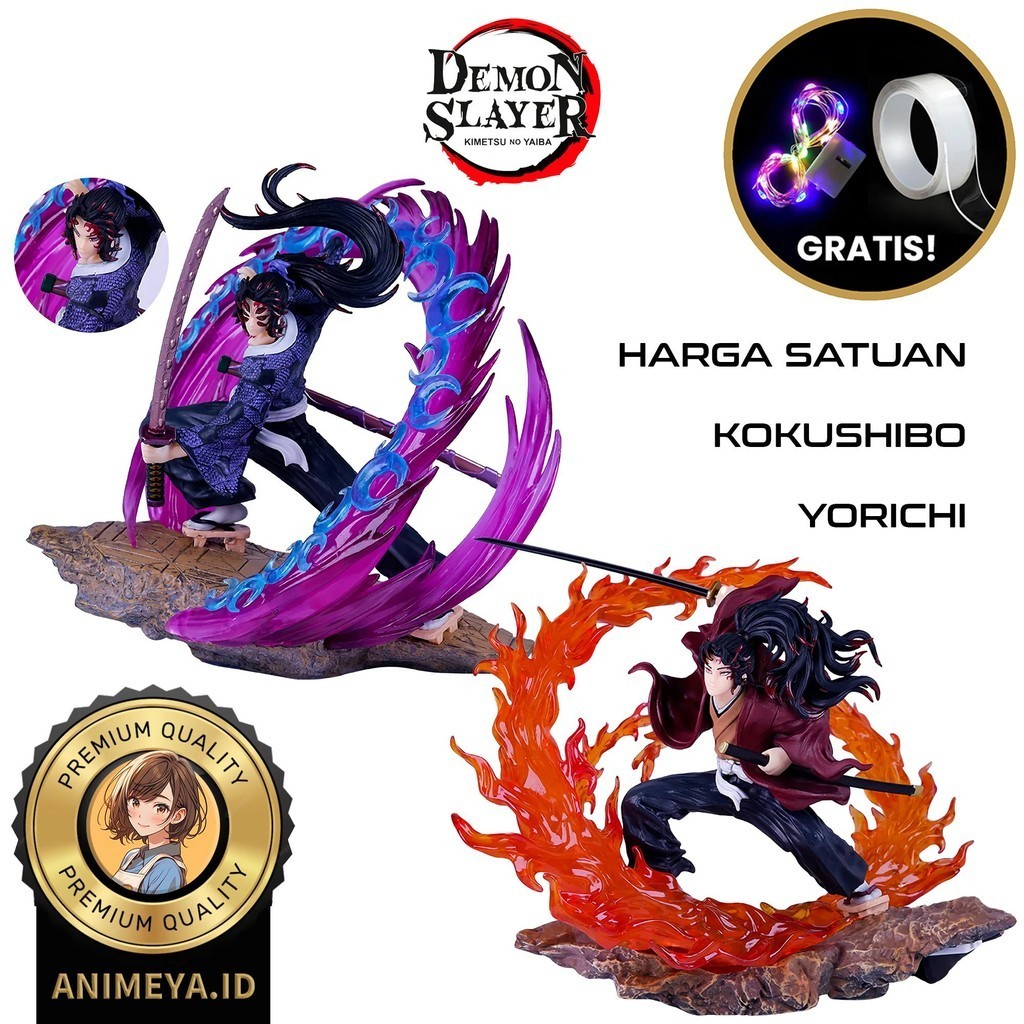 Jual Action Figure Statue Demon Slayer Kimetsu No Yaiba Kokushibo ...