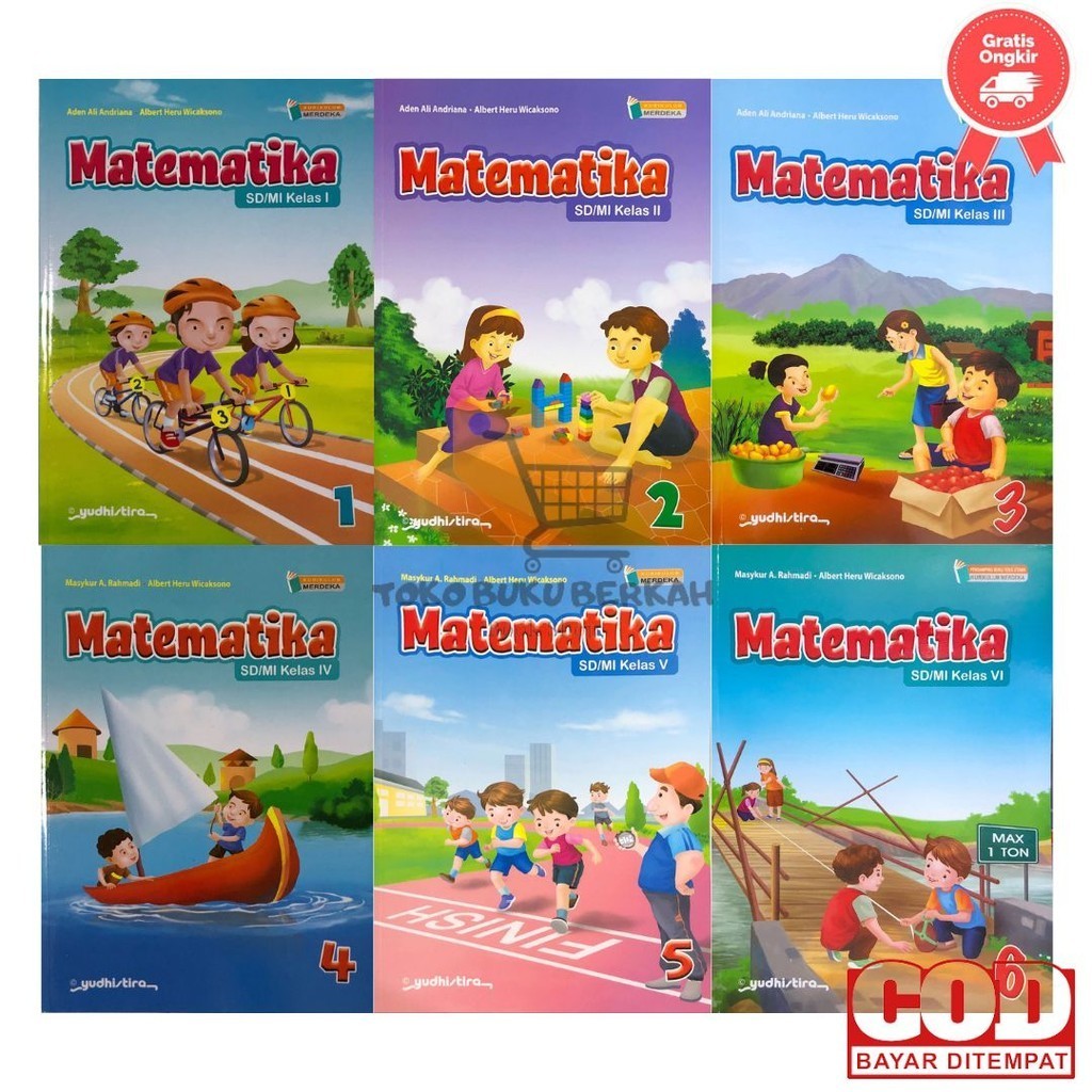 Jual Buku Matematika KELAS 1 2 3 4 5 6 SD/MI Kurikulum Merdeka Penerbit Yudhistira | Shopee ...