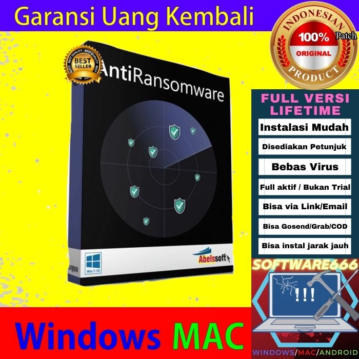 Jual Software Anti Virus Ransomware: Abelssoft AntiRansomware 2021 [WIN ...