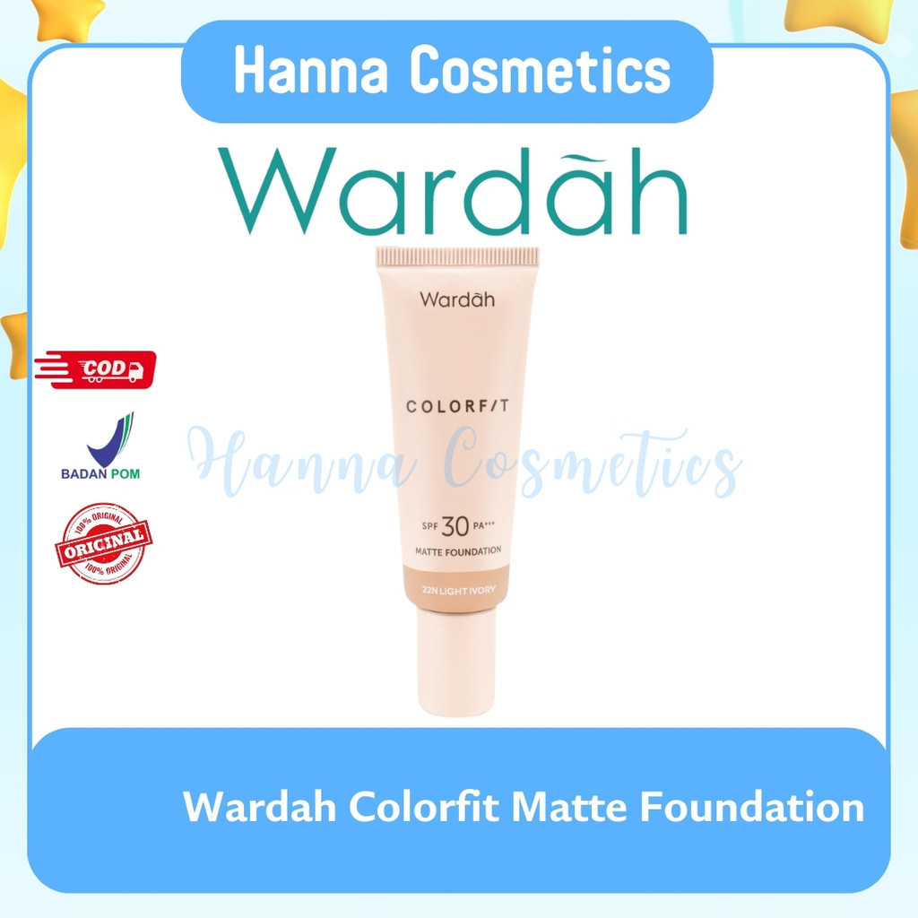 Jual Wardah Colorfit Matte Foundation - Liquid Foundation SPF 30PA ...