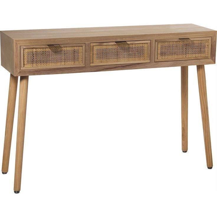 Jual Meja Foyer - Konsol Rotan Madera - V10 - Kayu Jati - Sidetable ...