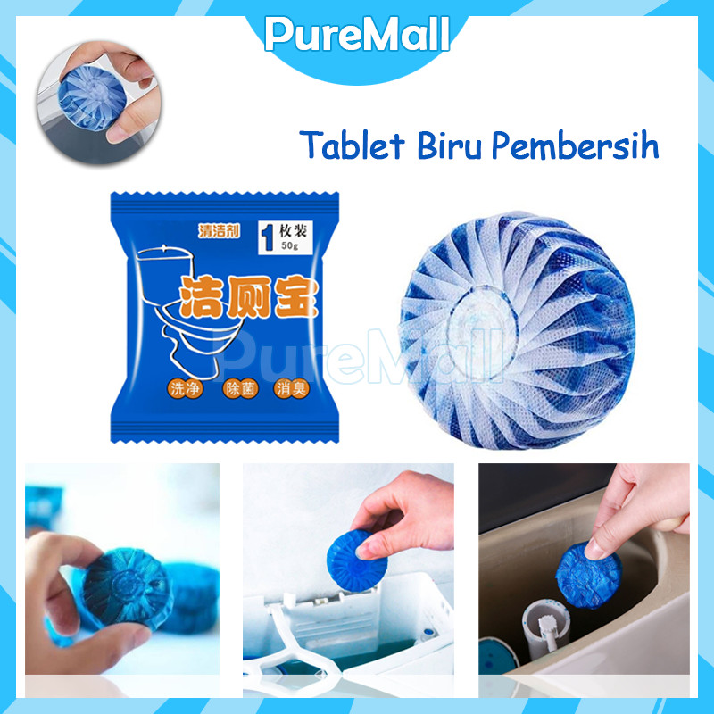 Jual Pembersih Kloset Tablet Biru / Tablet Pembersih Mangkuk Toilet ...