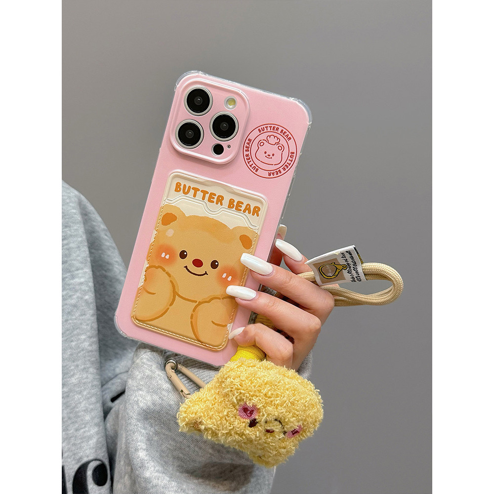 Jual Stempel beruang lucu Soft Casing HP iPhone 16E 15 Pro max IP 15 ...