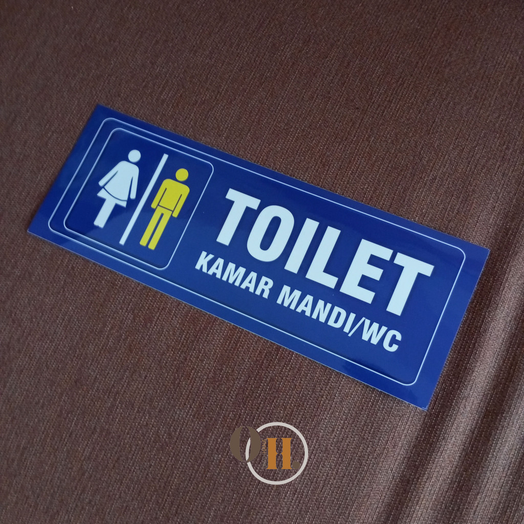 Jual Stiker Toilet - Toilet khusus pria - Toilet khusus wanitia ...