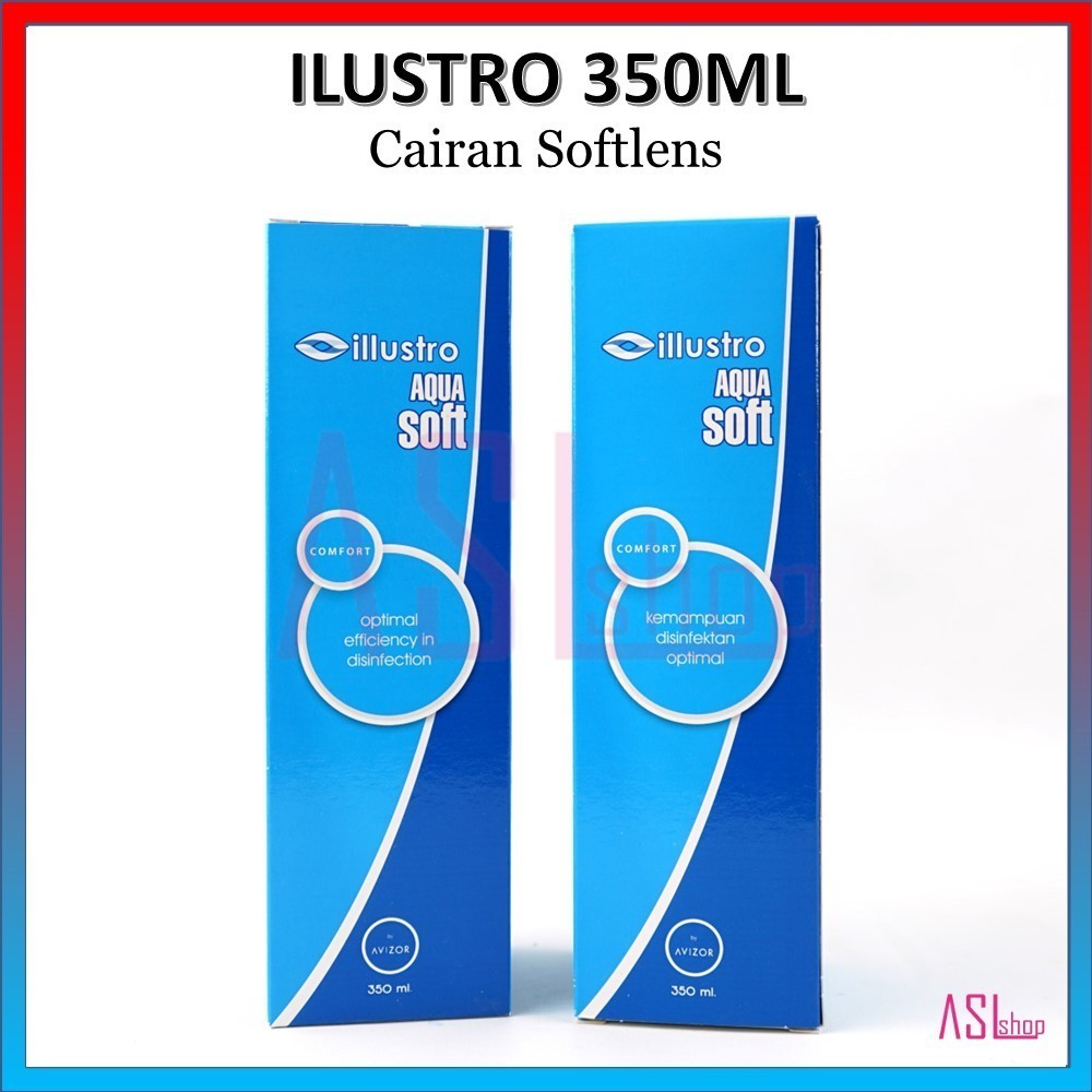 Jual CAIRAN PEMBERSIH SOFTLENS AQUASOFT 350 ML BY ILLUSTRO | Shopee ...