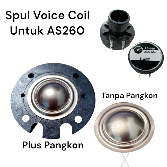 Jual Original Tweeter spool Spul Twitter 1 Inch Untuk Driver Tweeter ...