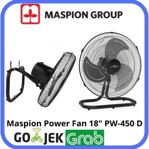 Jual MASPION - POWER FAN PW 450D 18 INCH KIPAS DINDING & MEJA/LANTAI ...