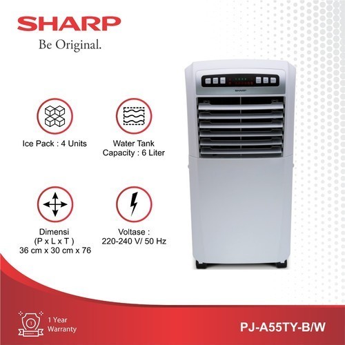 Jual Sharp Air Cooler PJ-A55TY-W (PUTIH) | Penyejuk Ruangan Sharp ...