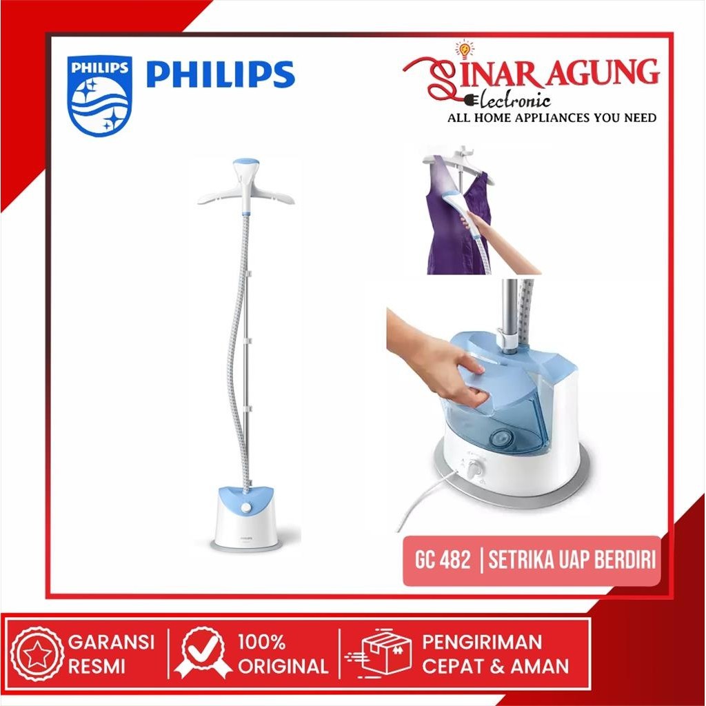 Jual PHILIPS GC482-25 / GC-482-25 SETRIKA UAP BERDIRI - GARANSI RESMI ...
