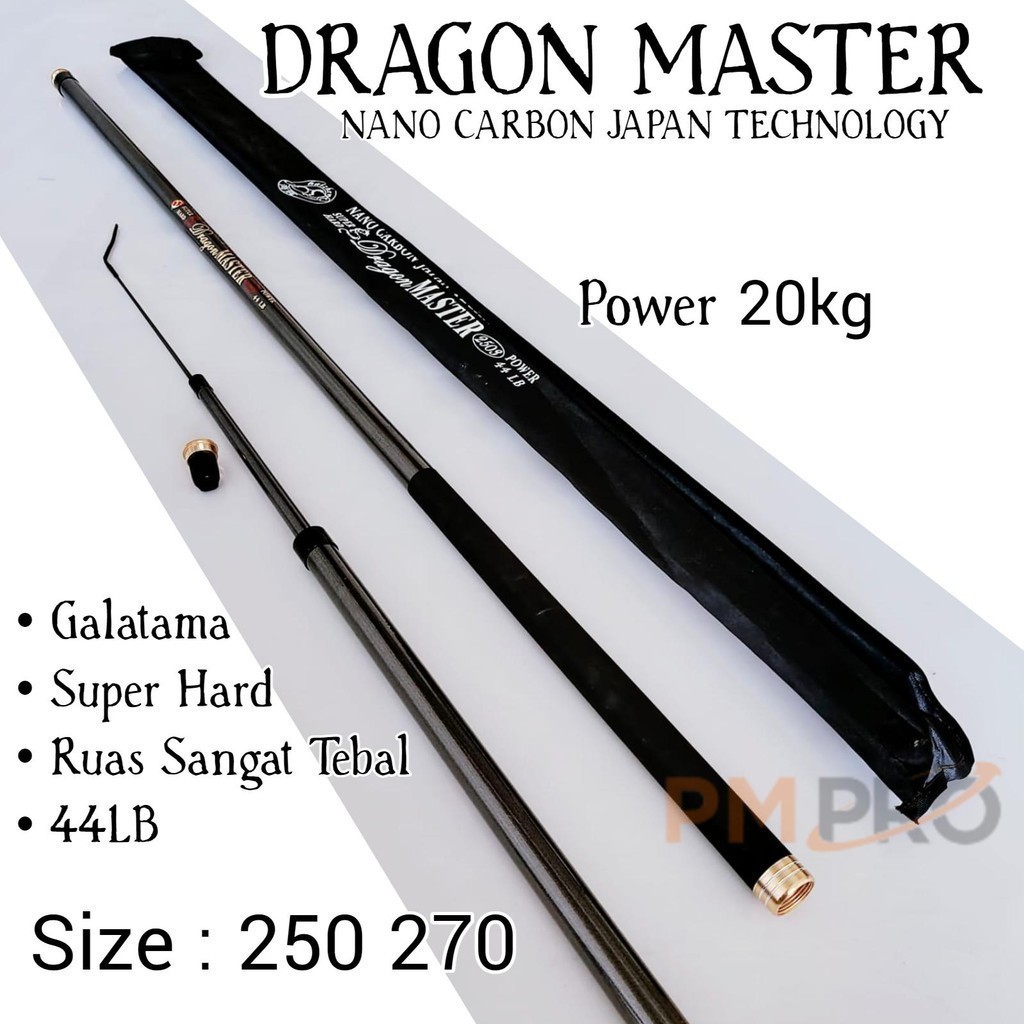 Jual Haizen Dragon Master 250cm Power 44lb Joran Tegek Ruas Panjang ...