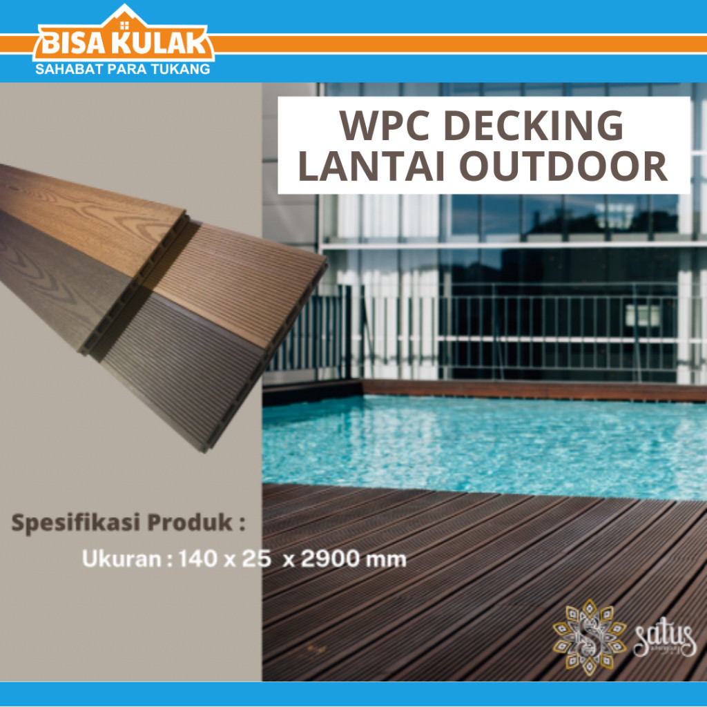 Jual DECKING LANTAI WPC OUTDOOR / DECKING WPC LANTAI OUTDOOR | Shopee ...