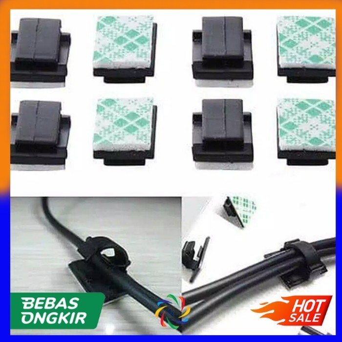 Jual Clip cable/klip kabel/klem kabel penjepit kabel tempel interior ...