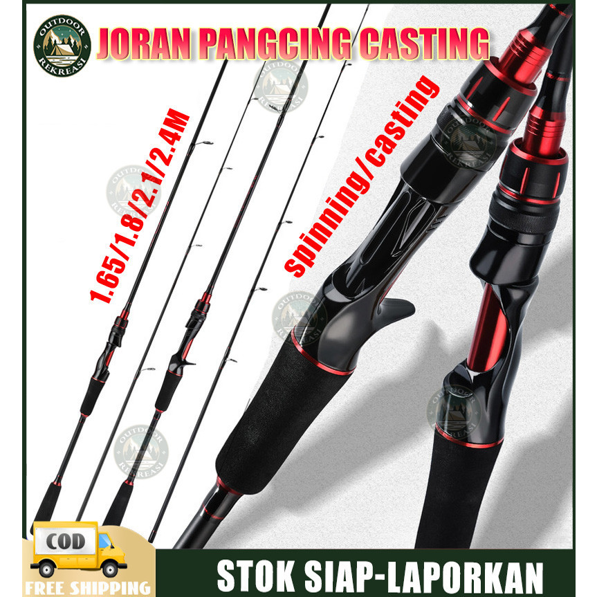 Jual Pancing Joran Pancing Carbon UL Portabel 2 Bagian 1.65M 1.8M 2.1M Joran Pancing Bahan Serat ...