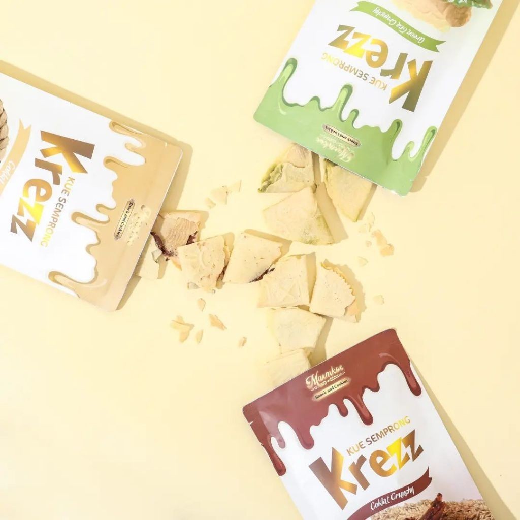 Jual Kue Semprong Krezz Coklat Crunchy -Nutella-Greentea Merk Maemkoe ...