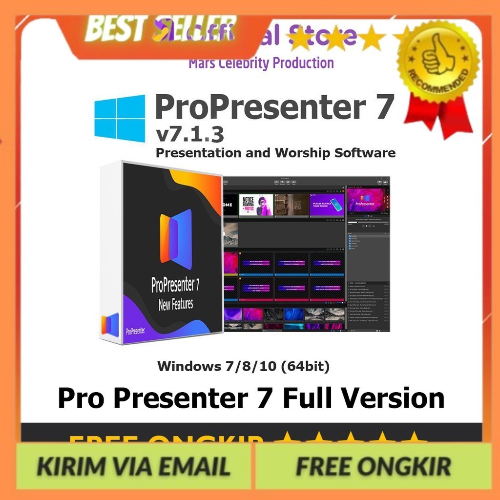 Jual Software ProPresenter 7 Full Version Pro Presenter Terbaru Lifetime Premium Windows ...