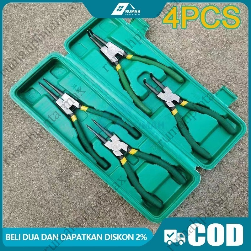 Jual 4 pcs Tang Circlip tang snap ring set 7 Inch Set Tang Circlip ...