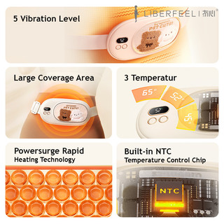 Jual Liberfeel Portable Cute Menstrual Heating Pad Warm Belt ...
