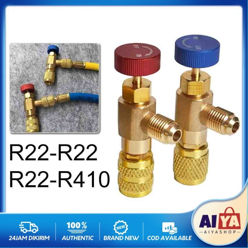 Jual Adaptor Nepel Freon R22 R410 Kran Freon Adaptor Nepel Isi Freon Ac ...