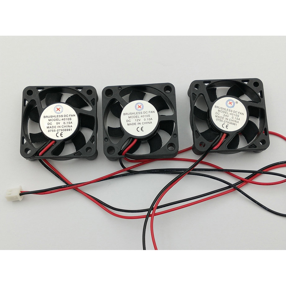 Jual 1PCS Brushless DC cooling fan 2 pin 4010s 5V/12V/24V 6 blades 40x40x10mm | Shopee Indonesia