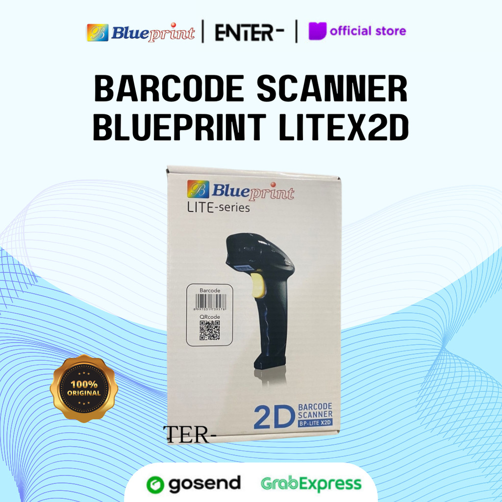 Jual BLUEPRINT BP-LITEX2D WIRED OMOS BARCODE SCANNER 2D | Shopee Indonesia