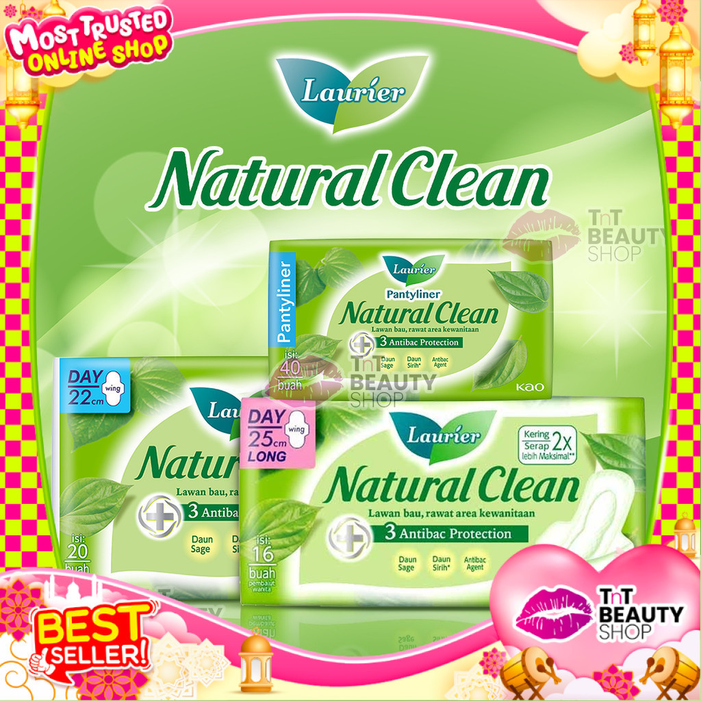 Jual Laurier Natural Clean Day Long Wing | Day 25cm16s - Day 22cm20s ...
