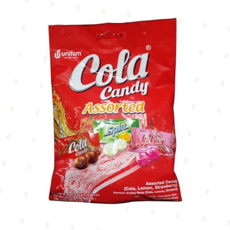 Jual Permen Cola Bag Assorted Permen Aneka Rasa Cola, Lemon, Strawberry ...