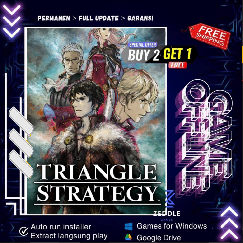 Jual TRIANGLE STRATEGY DELUXE EDITION - GAME PC - GAME LAPTOP - PC GAME ...