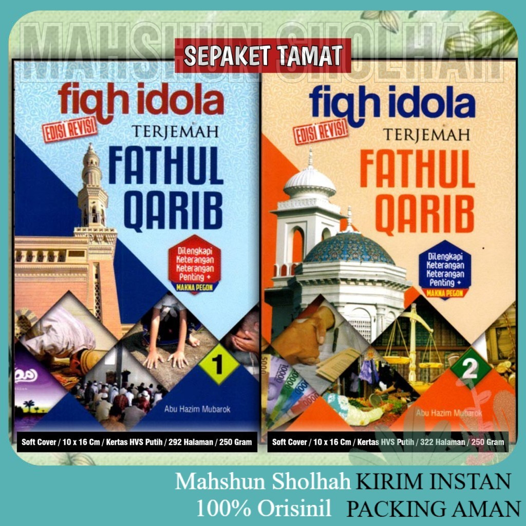 Jual Fiqh Idola Terjemah Fathul Qorib 3 Bahasa Indonesia Arab Petuk Pegon Ukuran Kecil Buku Saku ...